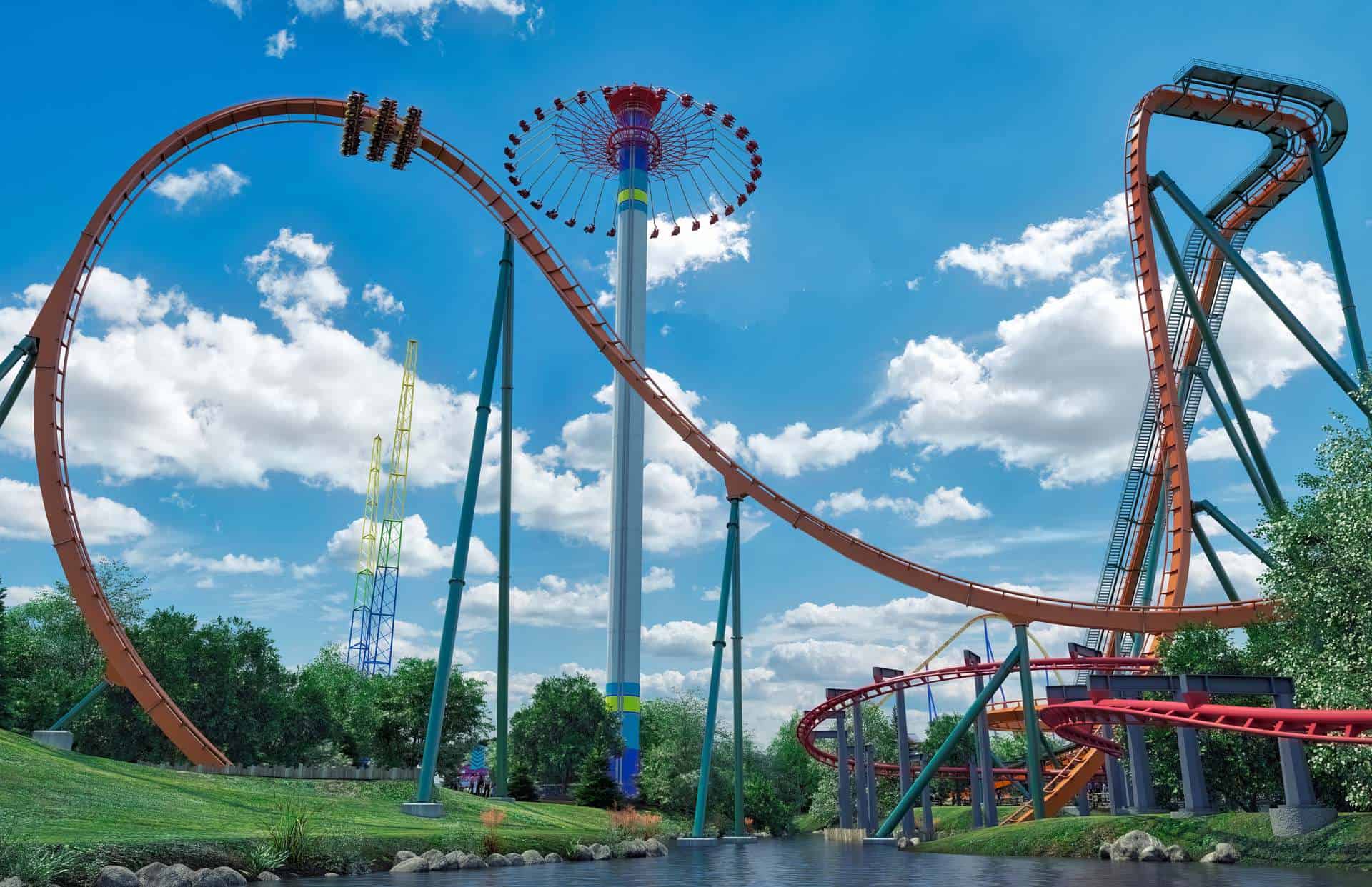 Canada's Wonderland unveils record breaking YUKON STRIKER dive coaster